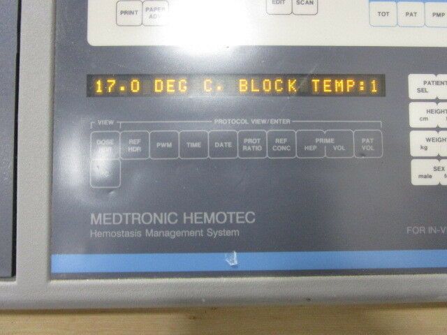 Medtronic Hemotec Hepcon HMS Hemostasis Management | LabX.com