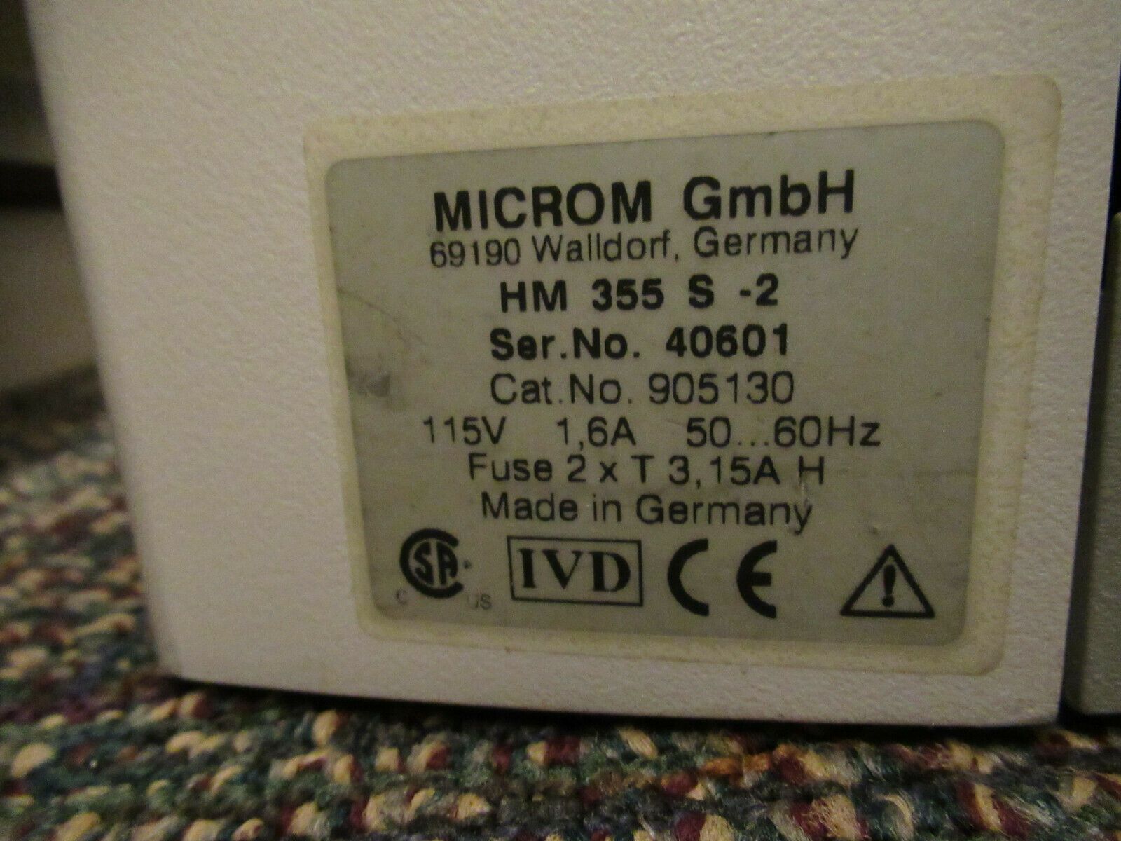 Microm HM 355 S-2 Automated Manual Rotary Microtom | LabX.com