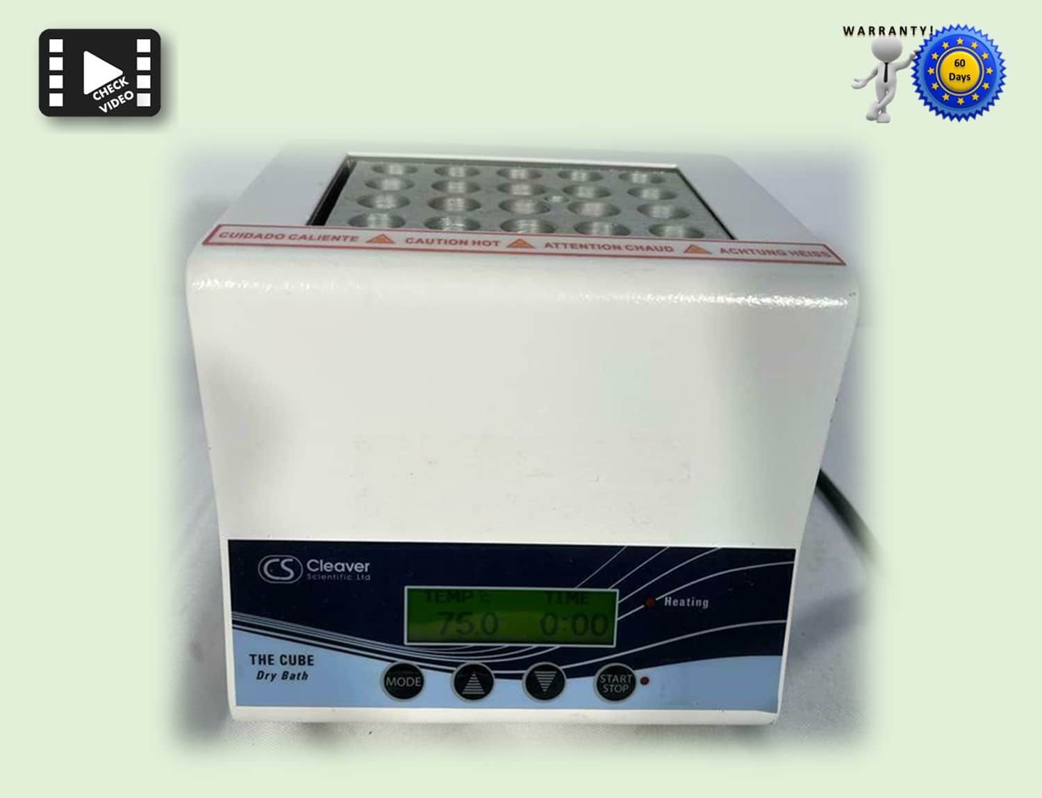 Cleaver Scientific TCDB-01 Cube Dry Bath HARDLY USED | LabX.com