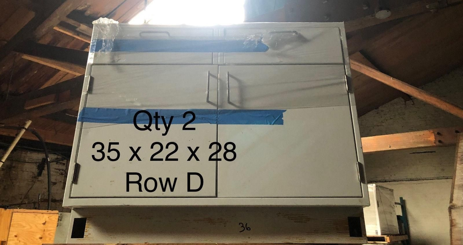 Seated Hamilton 3' White Door / Drawer Hood Base Cabinet Lab Bench ...