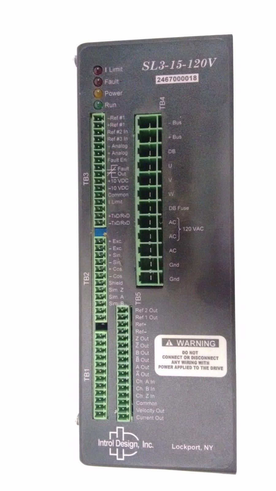 Introl Design SL3 Series Servo Controller SL3-15-120 | LabX.com