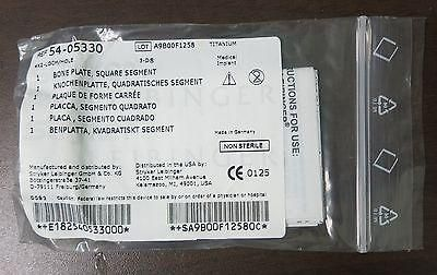 Stryker Leibinger 54-05330 Bone Plate, Square Segment, 4 X 2 Hole ...