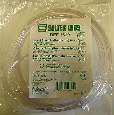 Salter Labs 1610 Premature Nasal Cannula, Salter Style (Lot of 10 ...