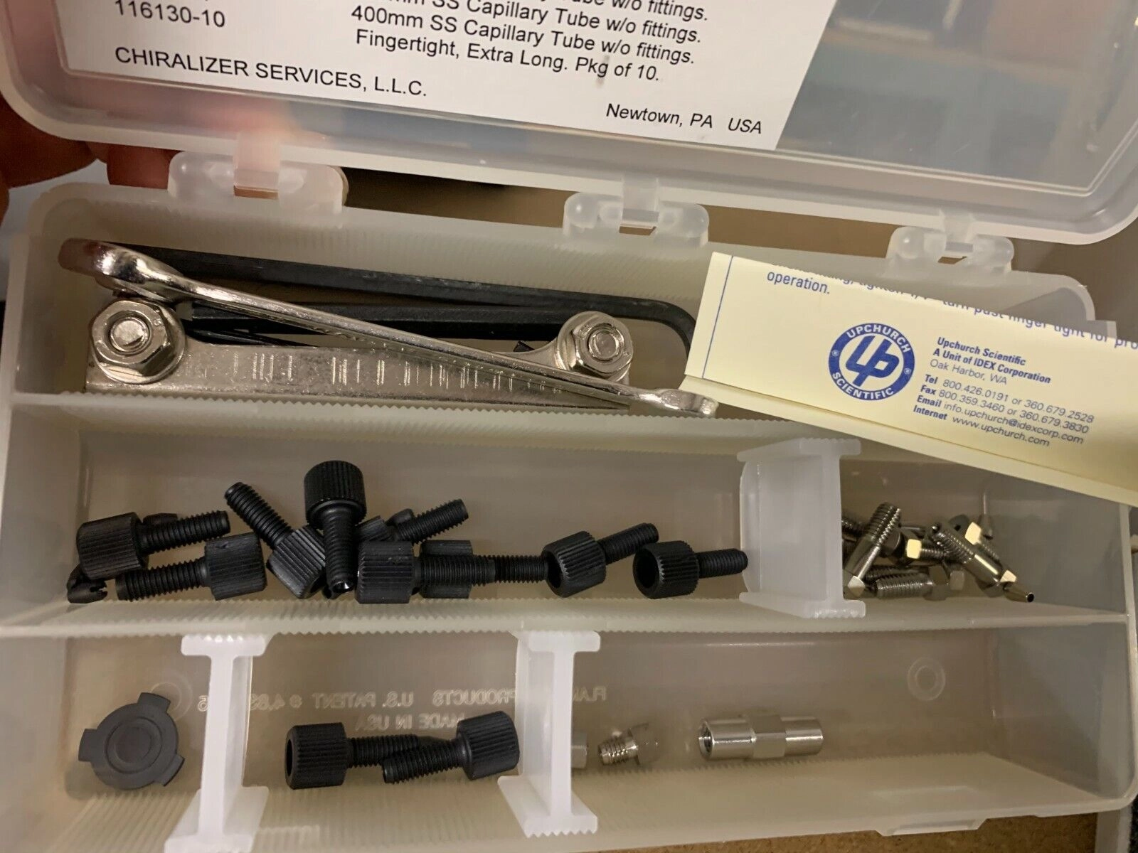 Chiralizer LC Spiderling Deluxe HPLC automated hea | LabX.com