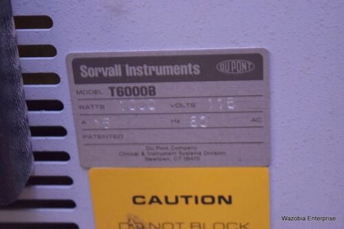 SORVALL T6000B LABORATORY CENTRIFUGE WITH H1000B S | LabX.com