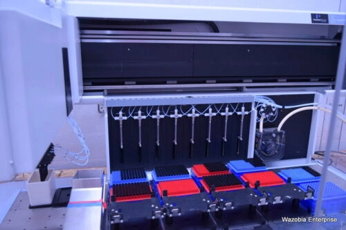 PERKIN ELMER ROBOTIC LIQUID HANDLING SYSTEM MULTIP | LabX.com