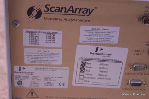 PERKIN ELMER SCANARRAY EXPRESS MICROARRAY SCANNER | LabX.com