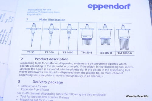EPPENDORF EP MOTION DISPENSING TOOL TS 300 20-300 | LabX.com