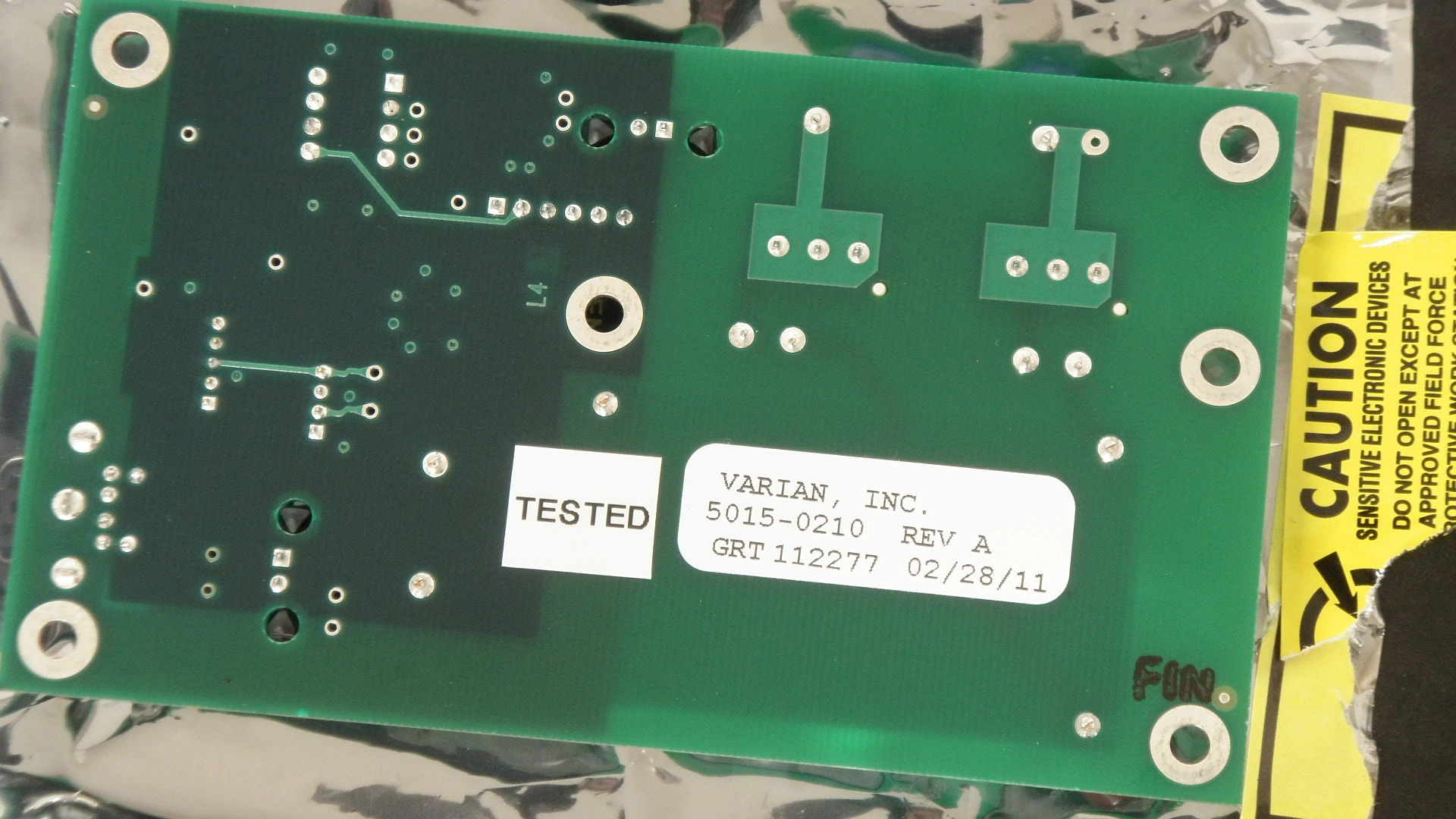 Varian Agilent Main PCB Assy Univir Htr / Circ, P/N: 5015-0210 | LabX.com