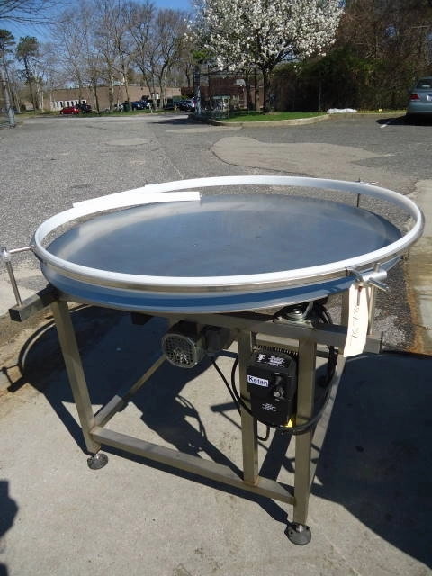 48 In. Diameter Ketan Stainless Steel Rotary Unscrambling/Accumulating ...