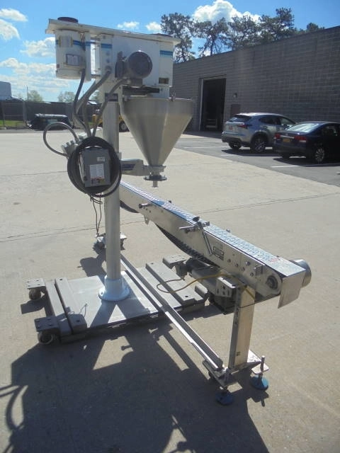 Mateer Burt Single Auger Powder Filler, Agitated Hopper | LabX.com