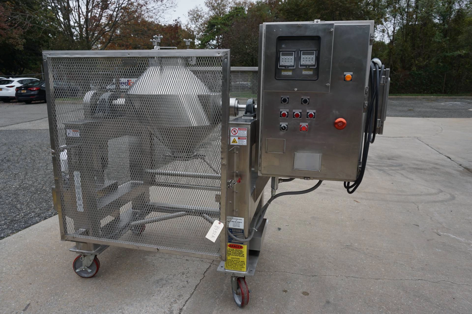 Gemco 3 Cu. Ft. 316 Stainless Steel Slant Cone Blender, Pharma Grade ...