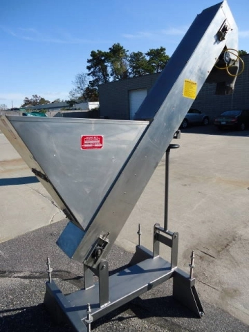 Feed Systems Inclined Cap Elevator/Feeder, Stainless Steel | LabX.com