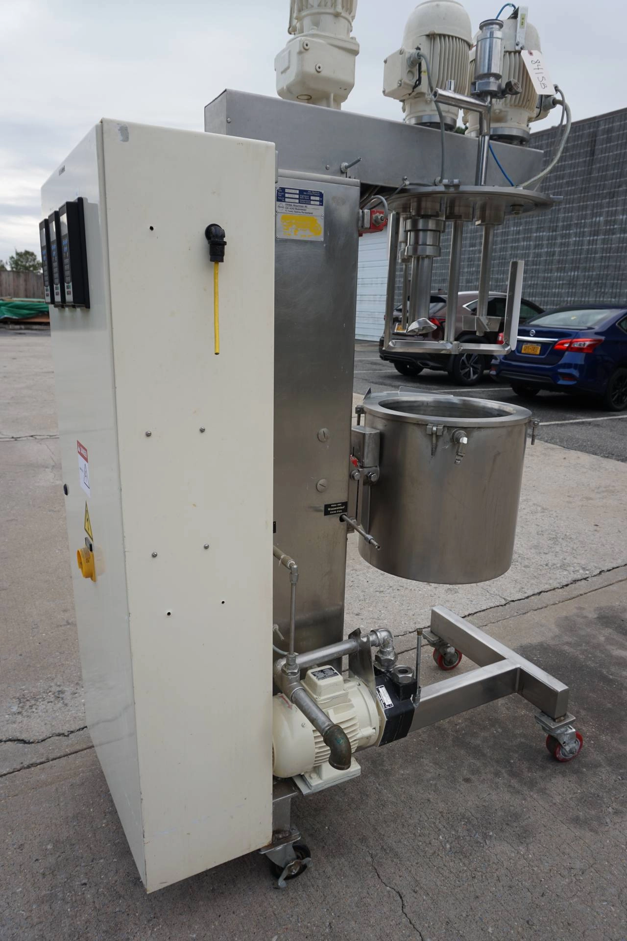 Fryma VME-20 316L SS Homogenizing/De-Aeration Mixer | LabX.com