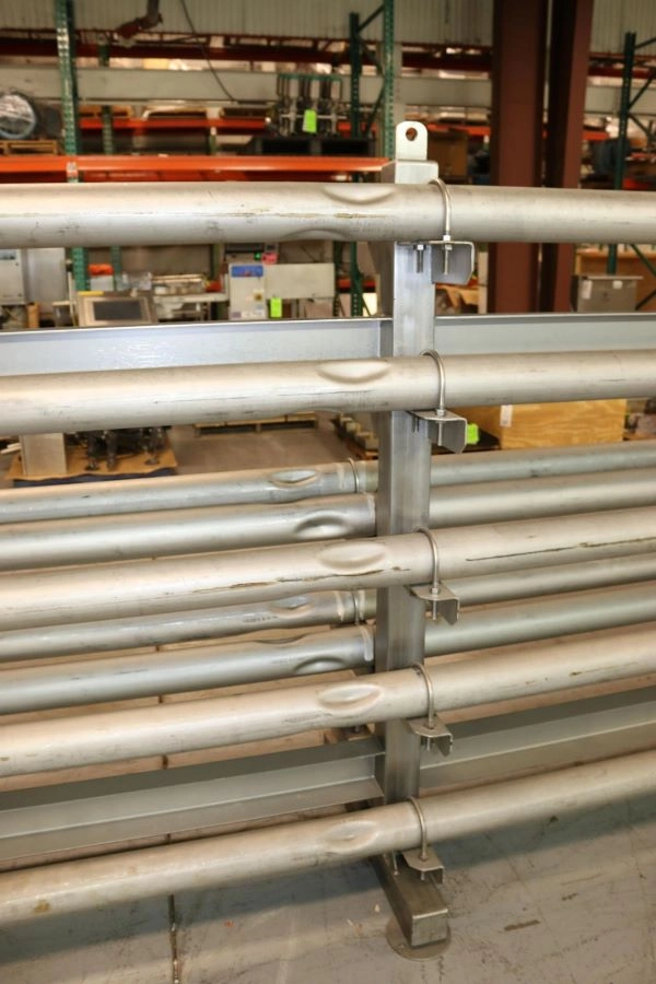 FranRica 14-Pass Dimpled Tube in Tube Heat Exchanger/Pasteurizer ...