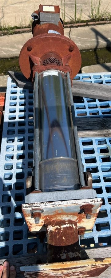 Goulds SSV Vertical Stainless Steel in line pump | LabX.com