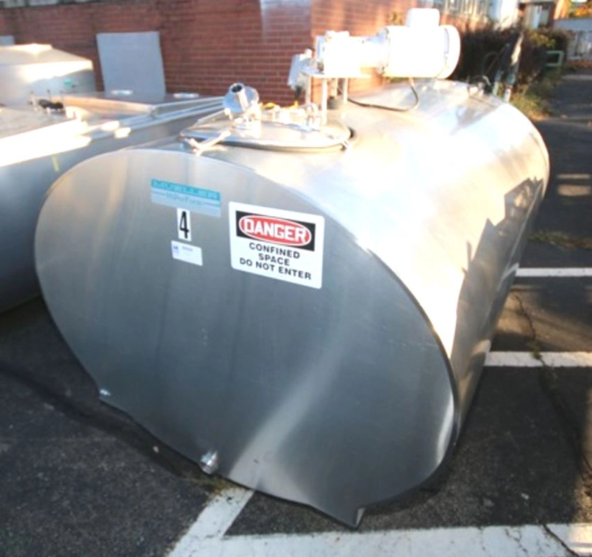 500 Gallon Mueller HiPerform Stainless Steel Sanitary Jacketed Mix Tank ...