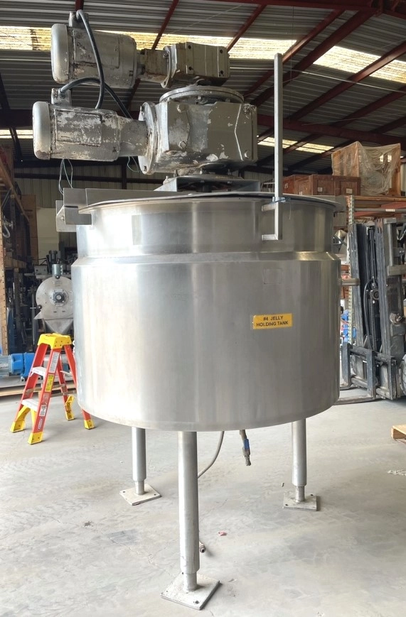 300 Gallon Cherry Burrell Jacketed Mix Kettle with Double Motion Scrape ...