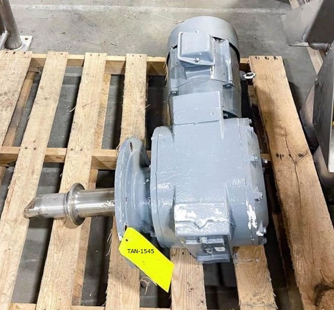 1000 gallon Cone Bottom Jacketed Sanitary Processor with sweep ...