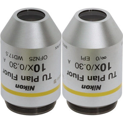 Nikon TU Plan Fluor 10x/0.30na Microscope Objective MUE12100 | LabX.com