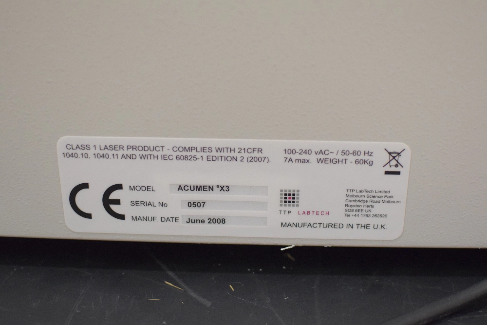 TTP Labtech Acumen EX3 Microplate Cytometer | LabX.com