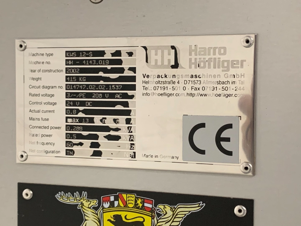 Harro Hofliger KWS 12-S Capsule Checkweigher | LabX.com