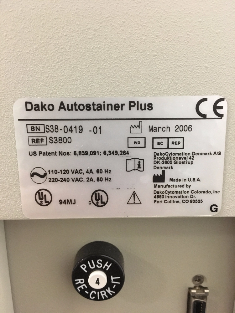 Dako Cytomation Autostainer Plus | LabX.com