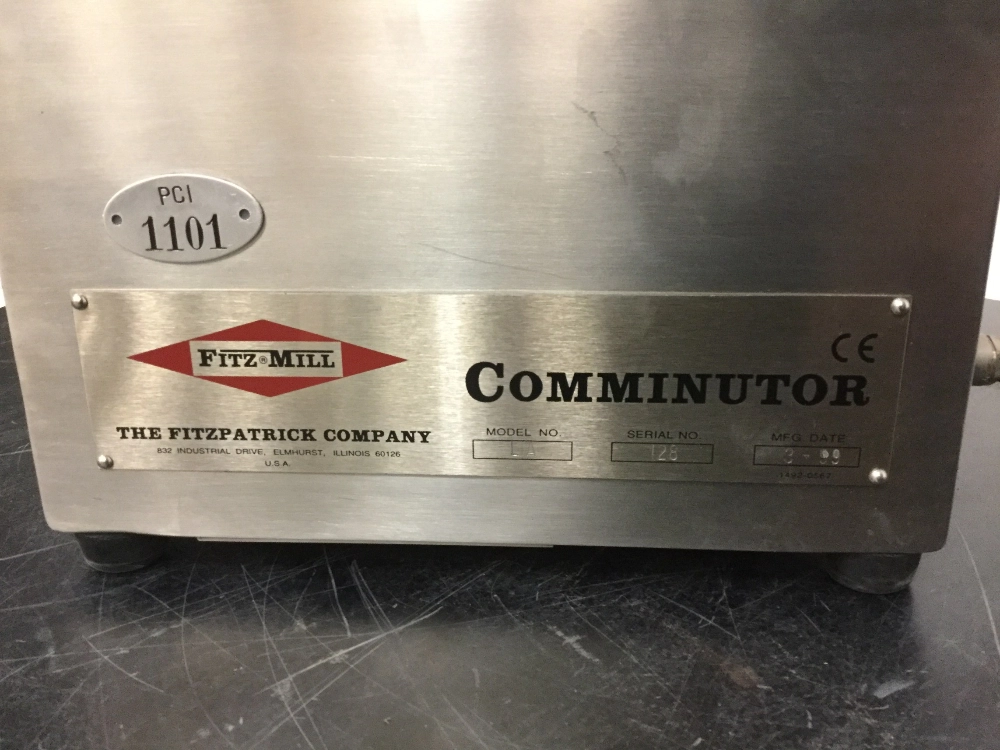 FitzMill Comminutor Model L1A Benchtop Mill | LabX.com