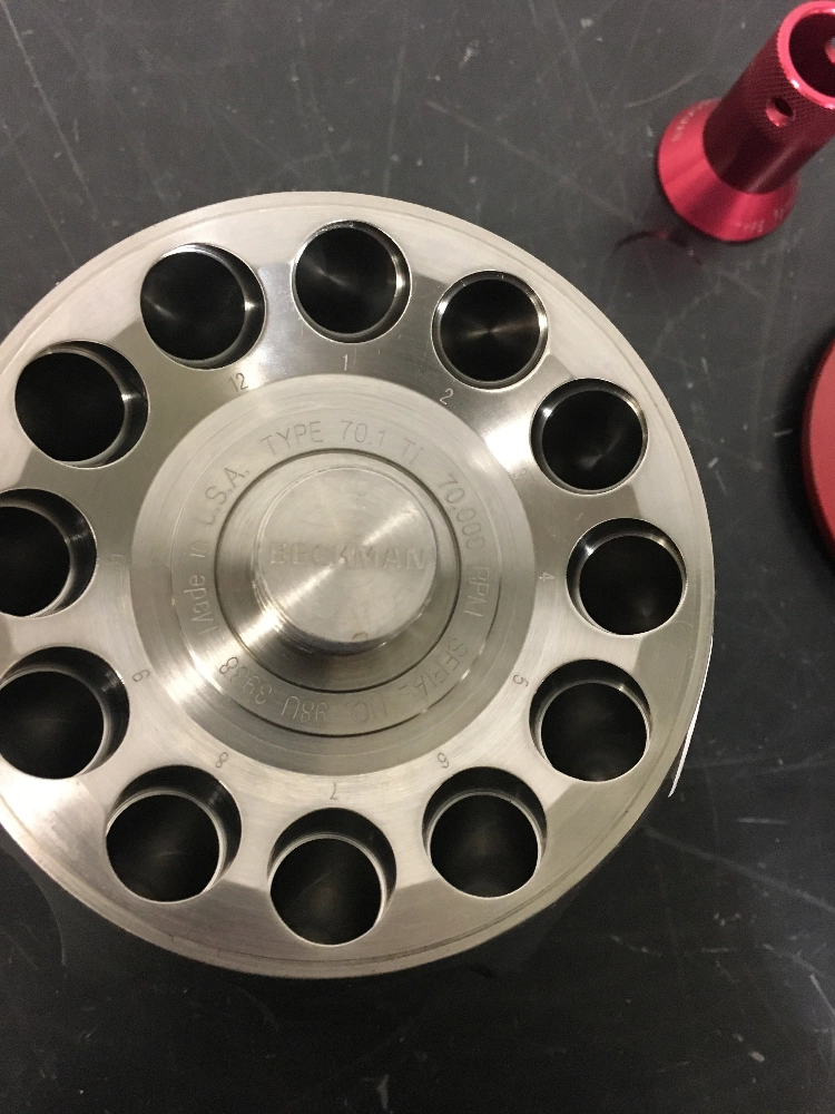 Beckman Type 70.1 Ti 12-Slot Centrifuge Rotor | LabX.com