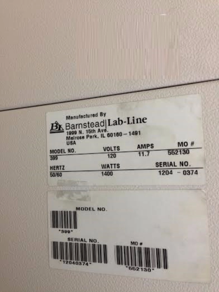 Lab-Line Model 399 CO2 Incubator | LabX.com