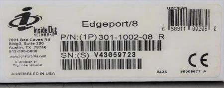 Inside Out Edgeport/8 USB Converter to Serial DB9M 8-Port | LabX.com