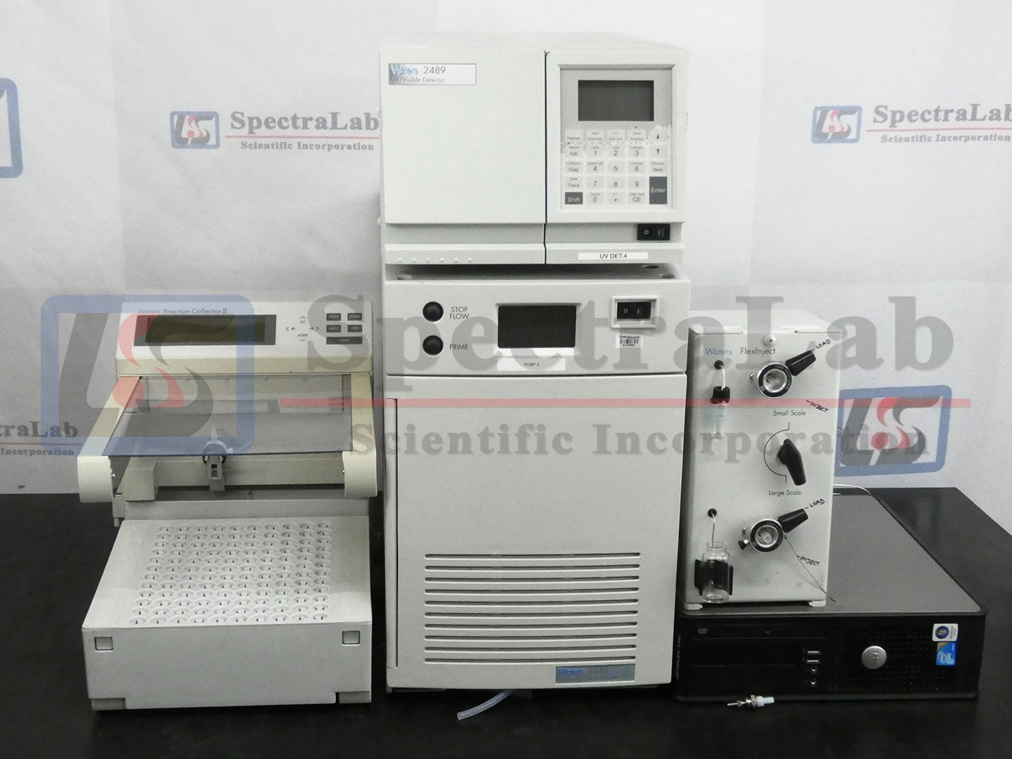 Waters Basic Manual Prep HPLC System with 2545 Gradient Pump and 2489 ...