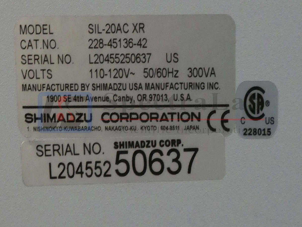 Shimadzu Nexera SIL-20AC XR Thermostatted Autosampler | LabX.com