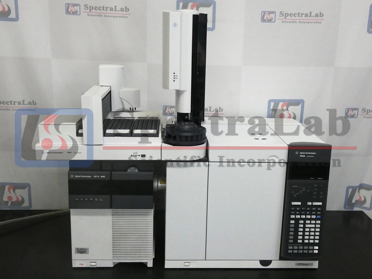 Agilent 7890B GC with Agilent 5977A Extractor MSD and 7693A Autosampler ...