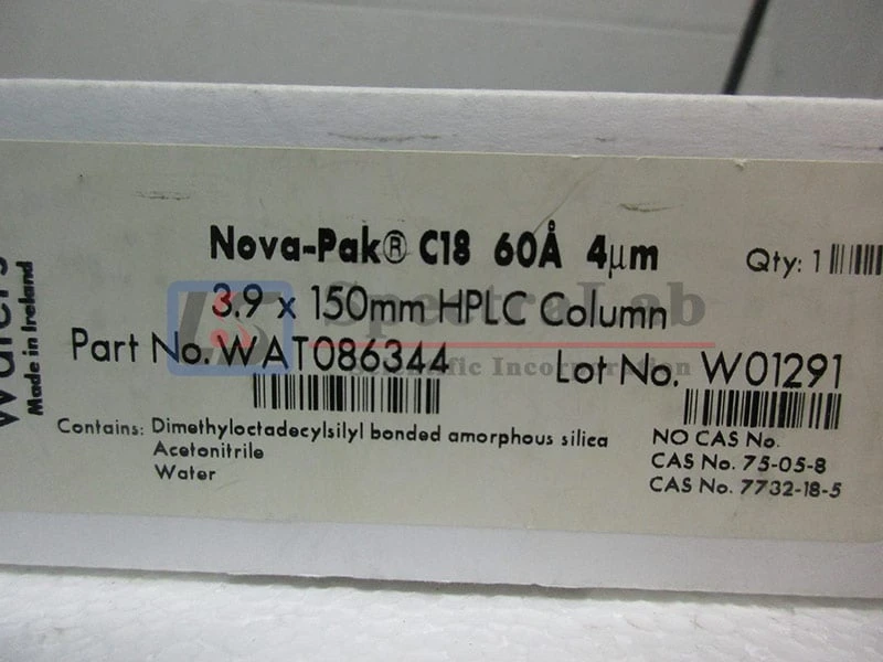 Waters Nova-Pak C18 60Å 4µm 3.9x150 mm HPLC Column | LabX.com