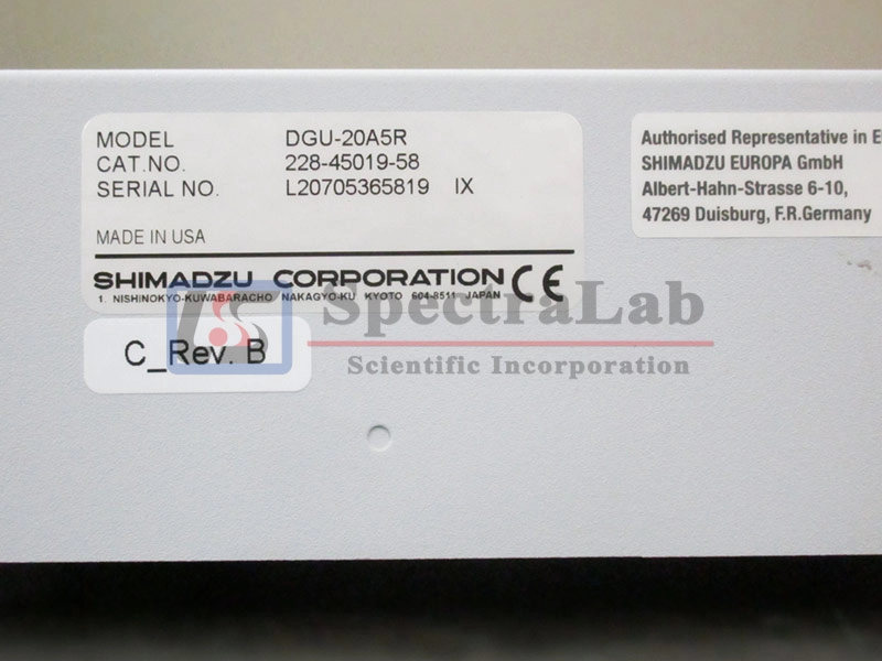Shimadzu DGU-20A 5R Degassing Unit | LabX.com