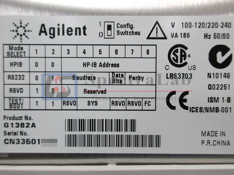 Agilent 1200 HPLC G1362A RID Detector CN33601XXX | LabX.com
