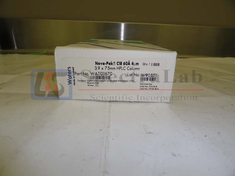 Waters Nova-Pak C18 60A 4μm, 3.9*75mm HPLC Column | LabX.com