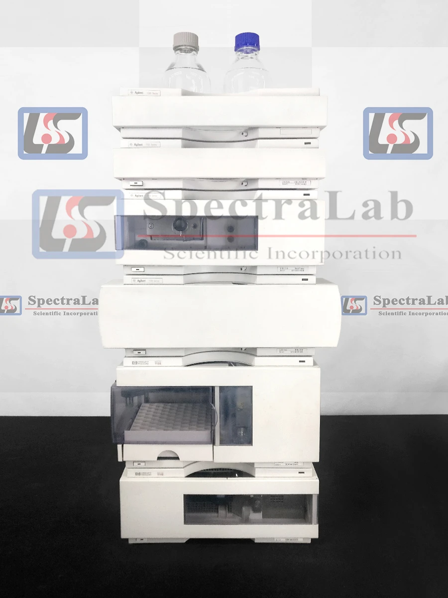HP Agilent 1100 HPLC System with G1311A QuatPump, G1315A DAD and G1313A ...