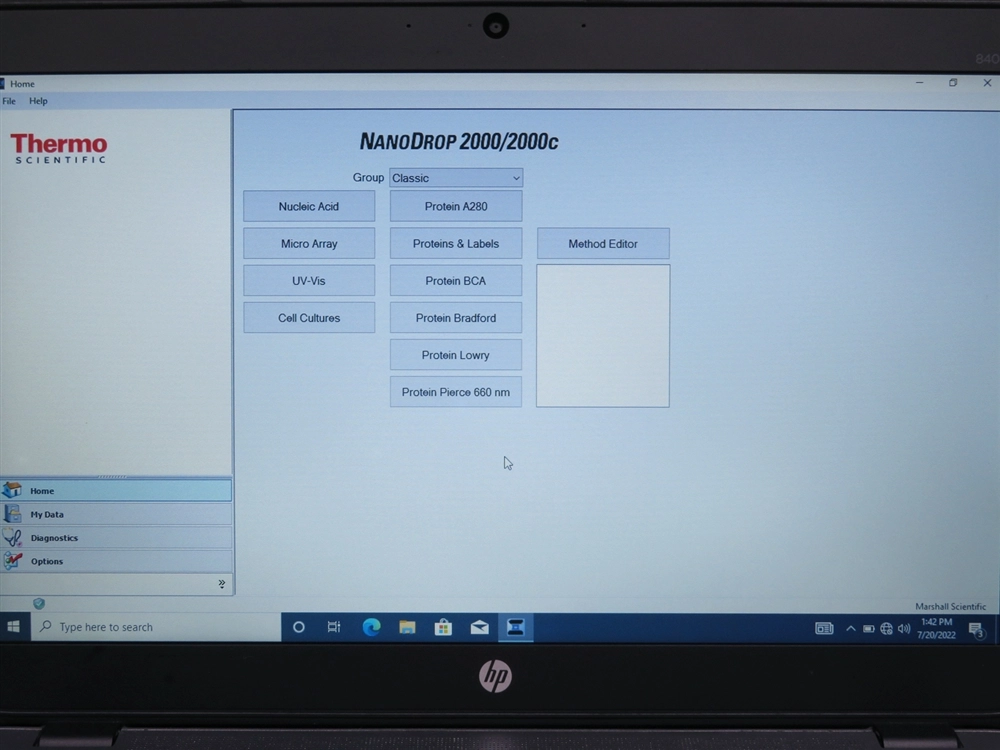 Thermo Scientific NanoDrop 2000 Spectrophotometer | LabX.com