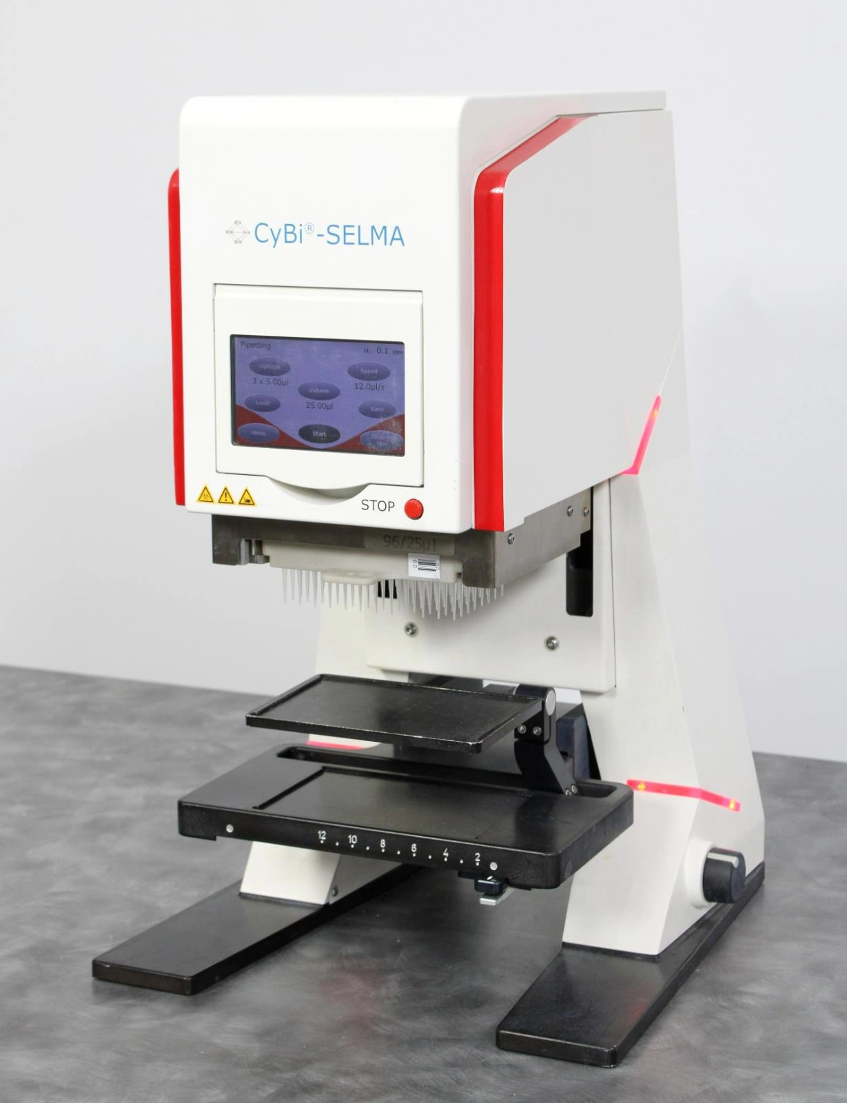 Analytik Jena Cybio Selma Liquid Handler with 96-Well Pipetting Heads ...
