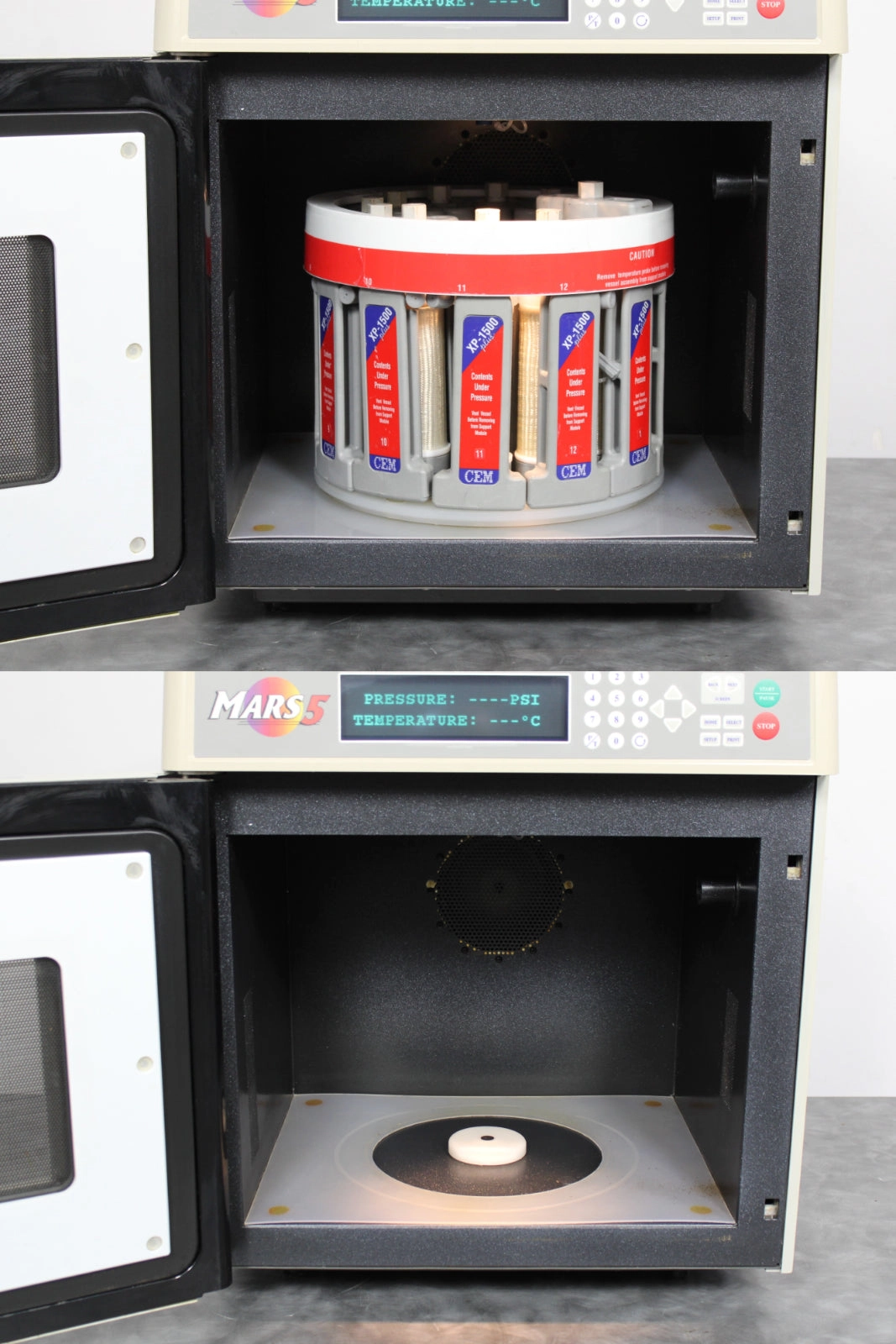 CEM MARS 5 IP Microwave Digestion Accelerated Reaction 907005 & XP-1500 ...