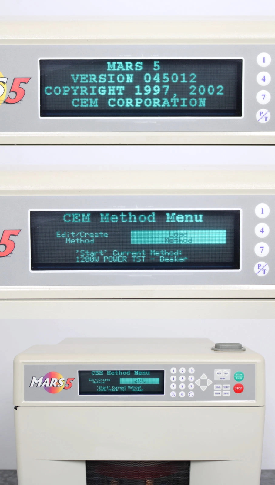 CEM MARS 5 IP Microwave Digestion Accelerated Reaction 907005 & XP-1500 ...