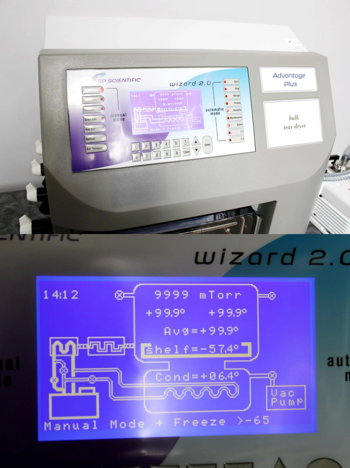 SP Scientific VirTis Advantage Plus XL70 Benchtop Shelf Freeze Dryer ...