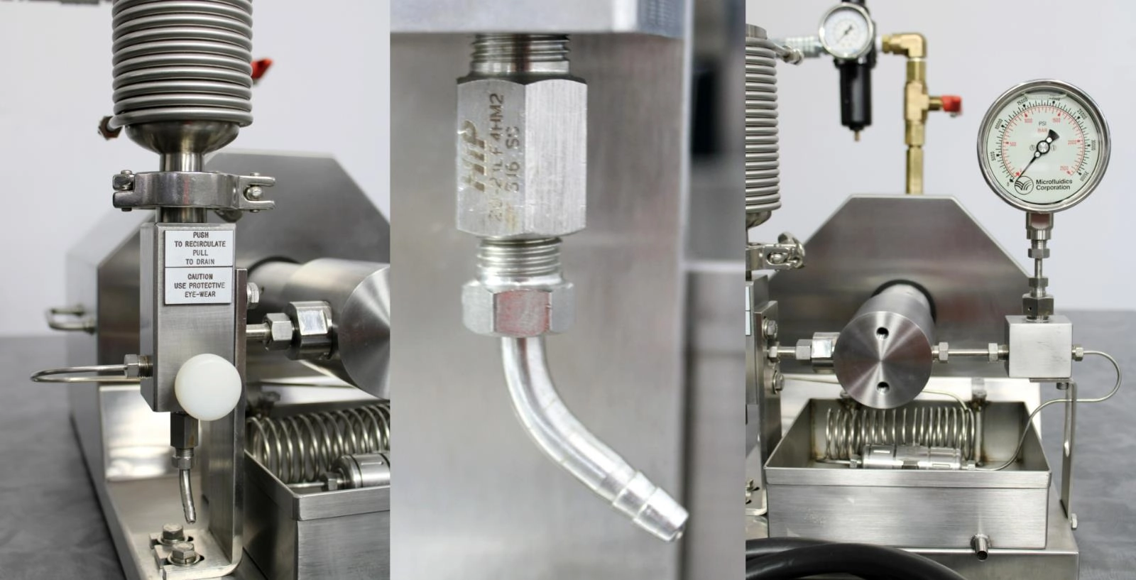 Microfluidics M-110L Microfluidizer Homogenizer Processor Cell ...