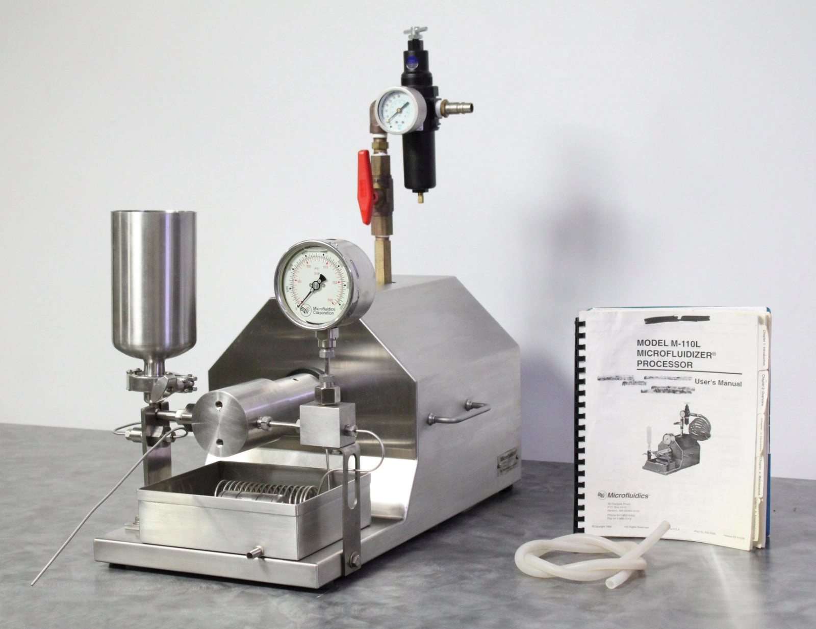 Microfluidics M-110L Microfluidizer Homogenizer Processor Cell ...