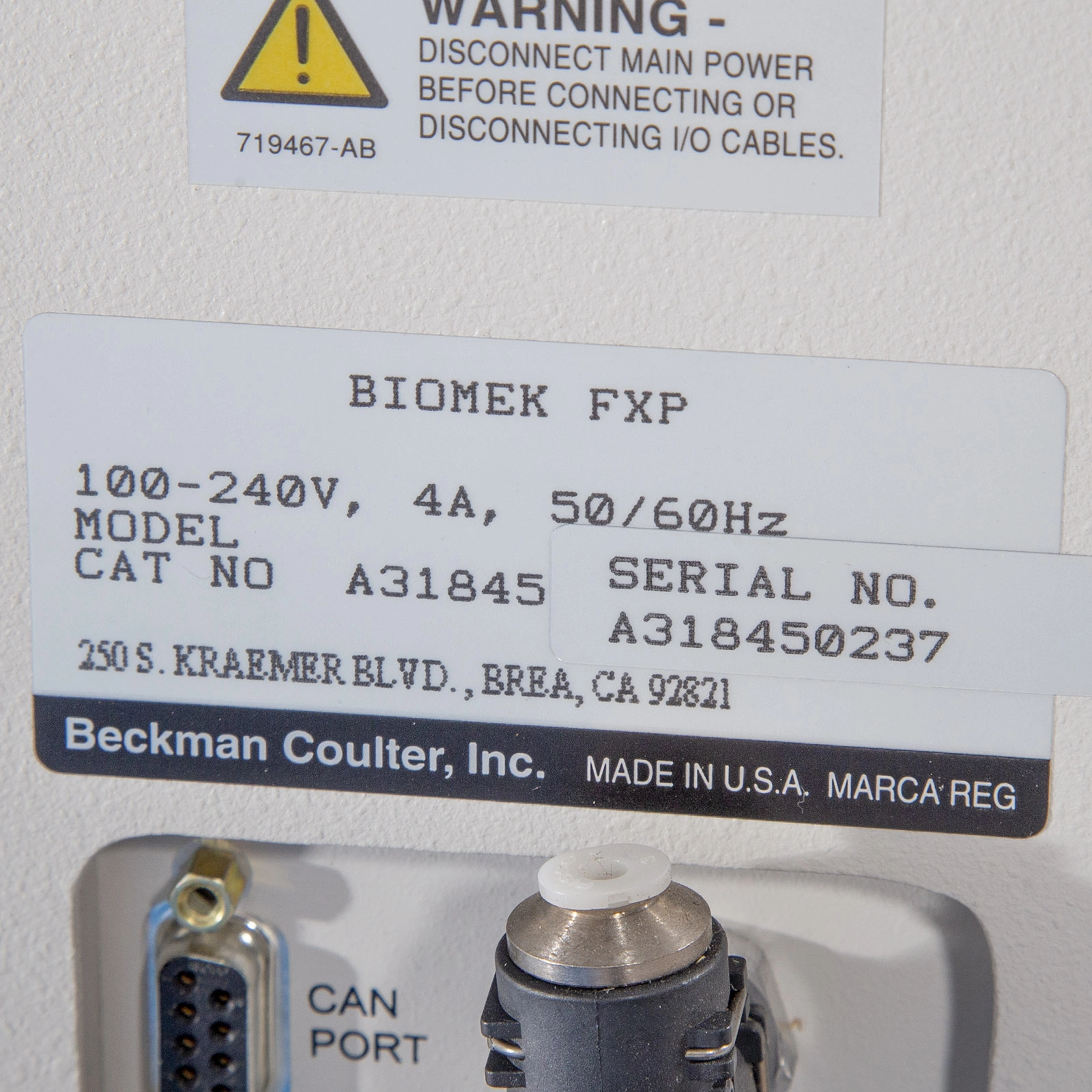 Beckman Coulter Biomek FXp Dual Arm, Multichannel Pipettor Liquid ...