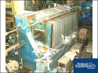 48" Perrin Filter Press, 1,081 Sq Ft, 41 Cu Ft, Polypropylene | LabX.com