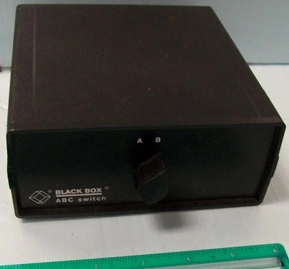 Black box abc switch serial # 8919 model # SW010B-... | LabX.com