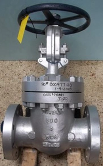 Powell valves 4" 600 flanged gate valve wcb C9GJO4... | LabX.com